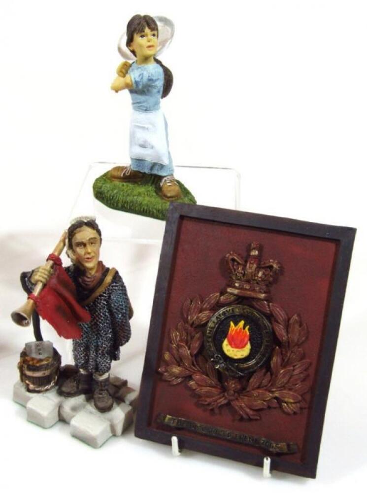 Various Clarecraft Discworld character figures