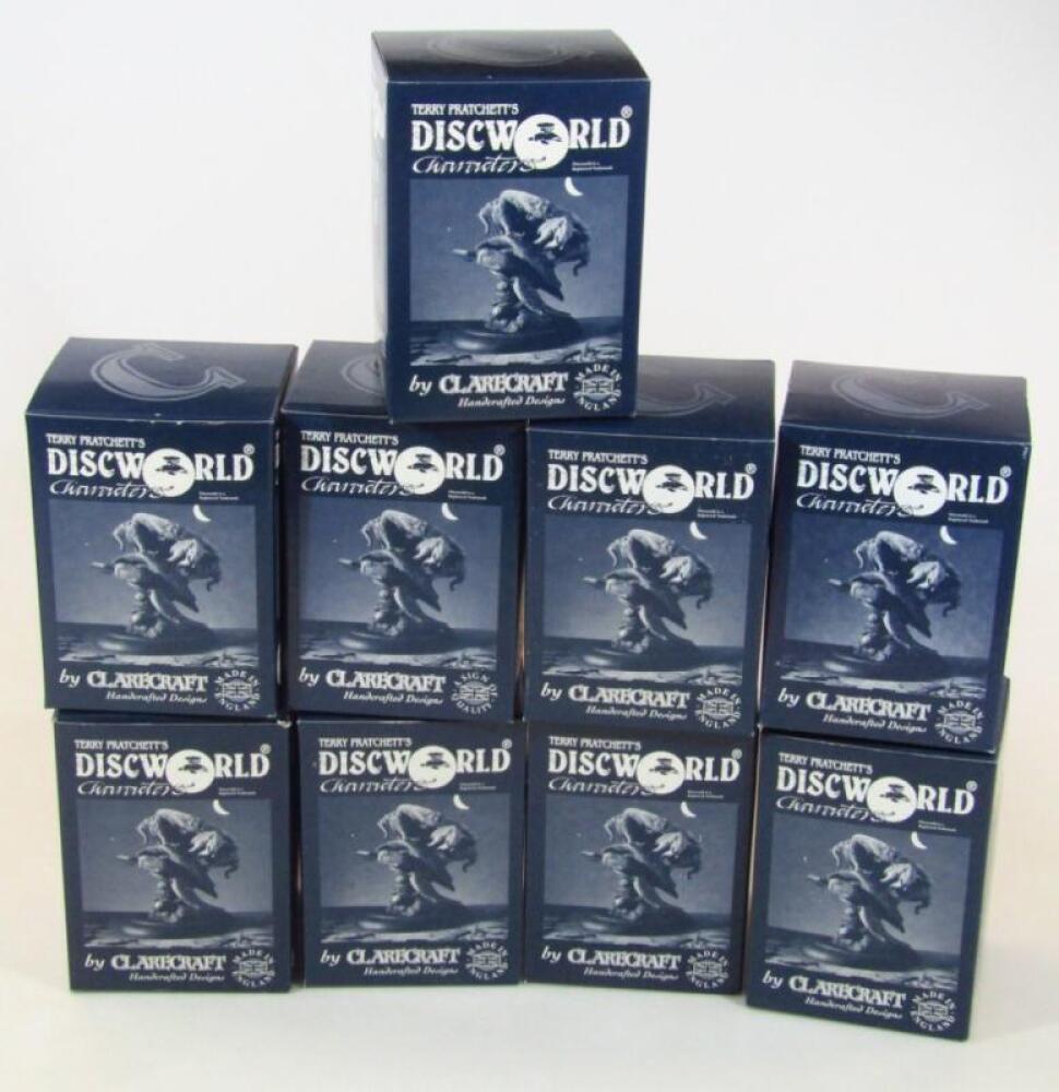 Various Clarecraft Discworld character figures