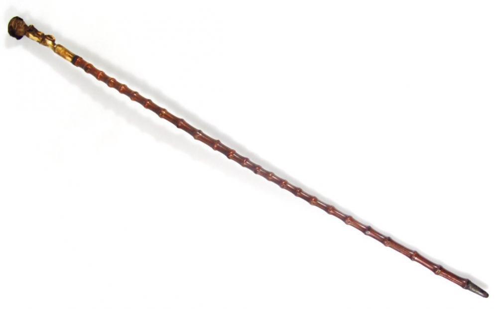 A 20thC African tribal walking cane