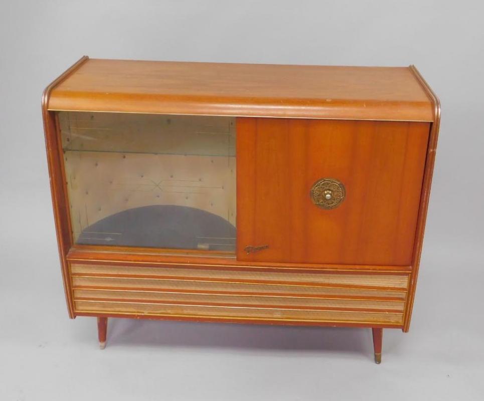A Rema 1950's walnut cased radiogram