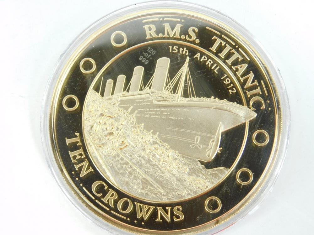 A Titanic Centenary ten crowns set