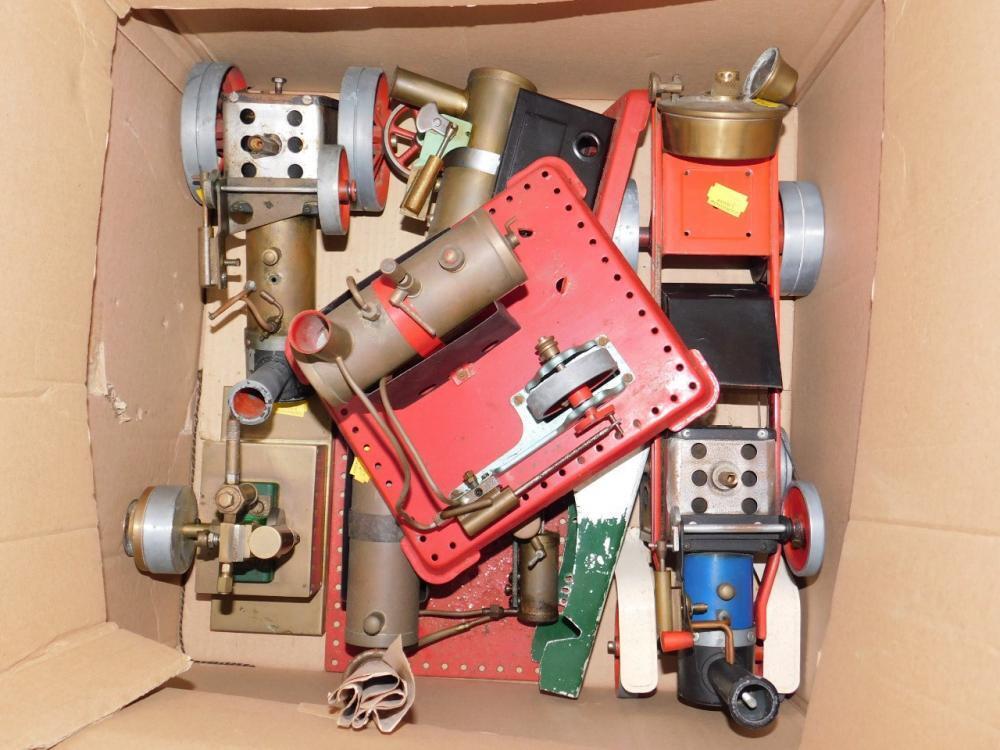 Scratch built engine parts