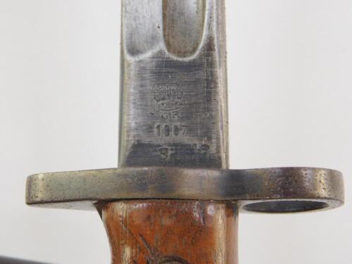 A British P1903 pattern bayonet