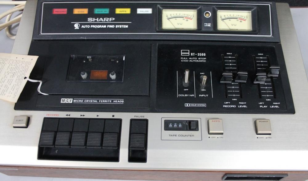 A Sharp RT-3500H part cassette stereo deck
