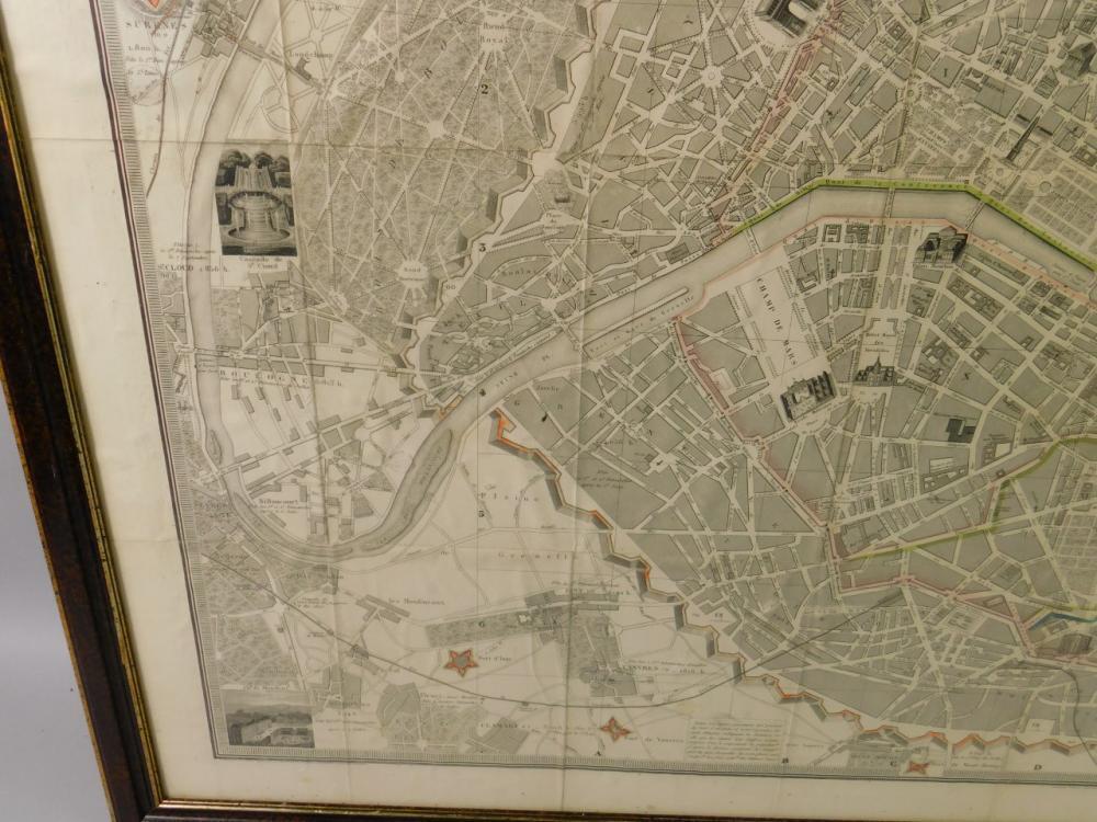 Plan de Paris a et Ses Fortifications