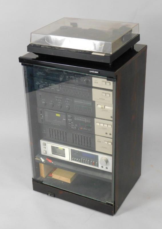 A Pioneer hi-fi system