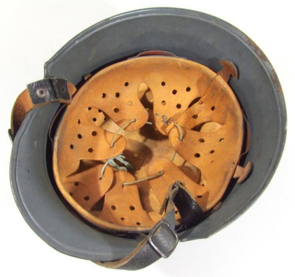 A Third Reich Hitler Jugend M1934 pattern civic model helmet