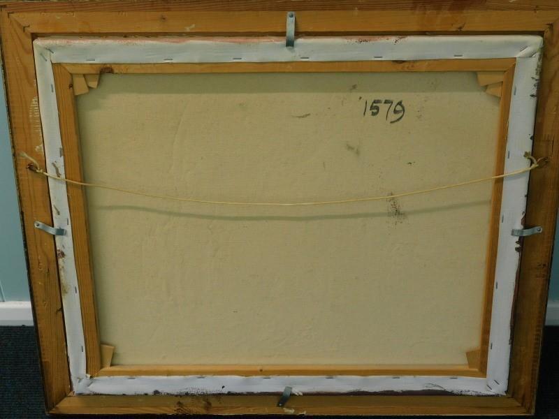 Xavier Rabous (20thC). Paris street scene