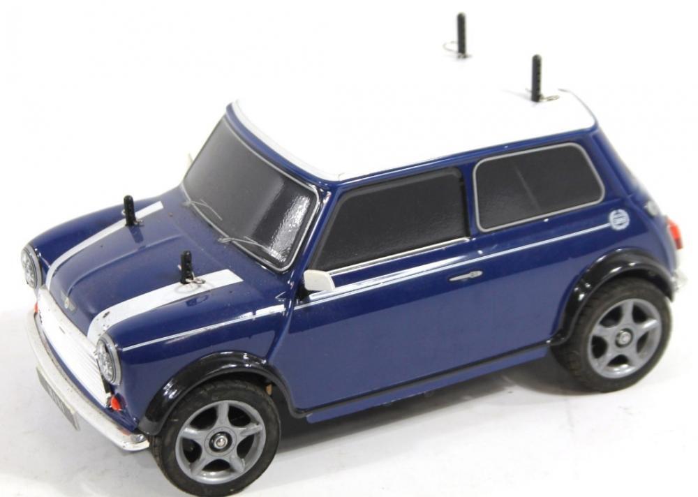 A remote controlled Mini Cooper car