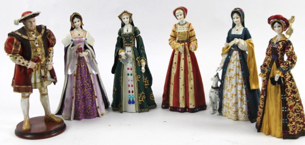 Six Regency Fine Arts Henry VIII and The Wives of Henry VIII Collection ...