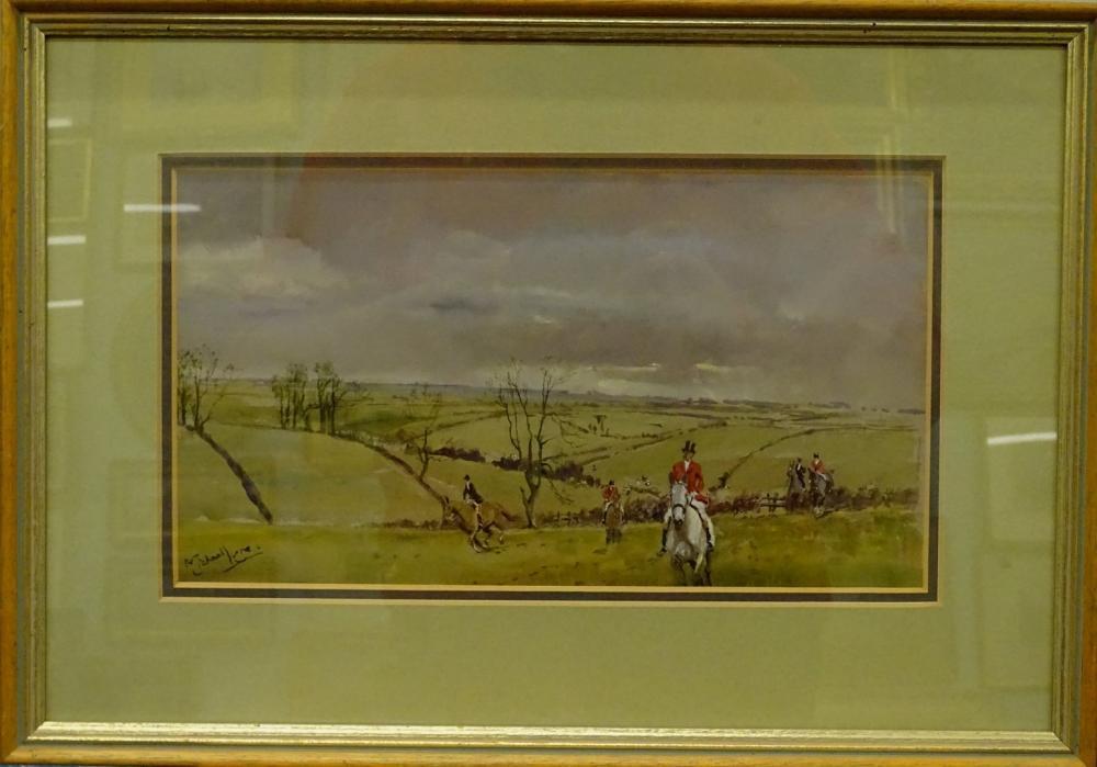 Michael Lyne (1912-1989). The Quorn at Wymeswold