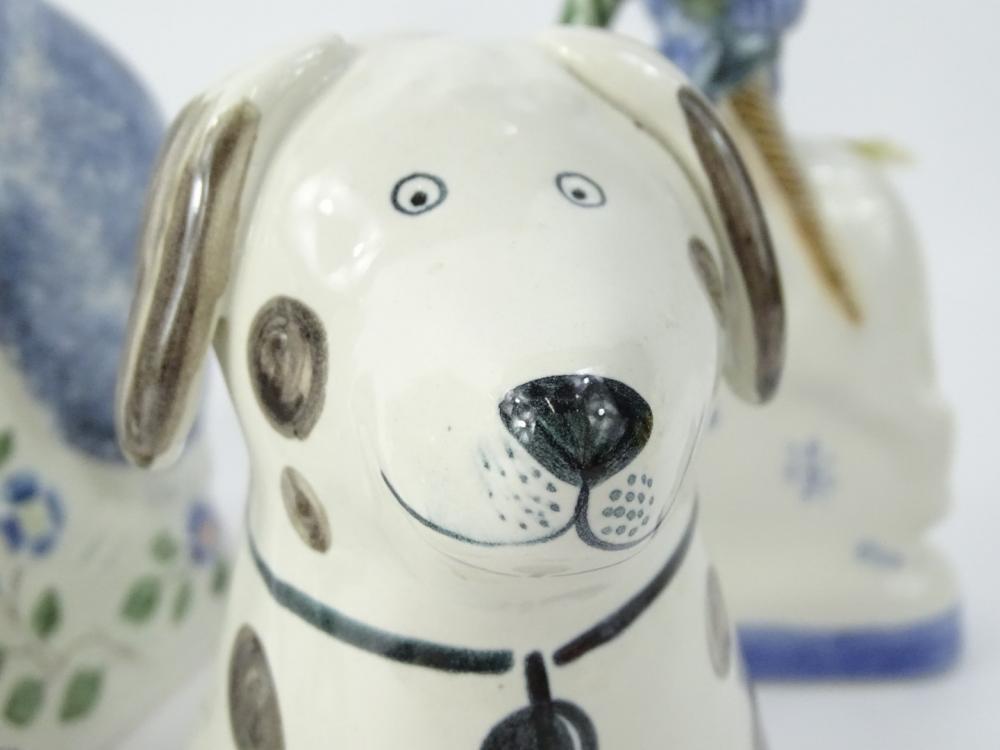 A collection of Rye pottery figures