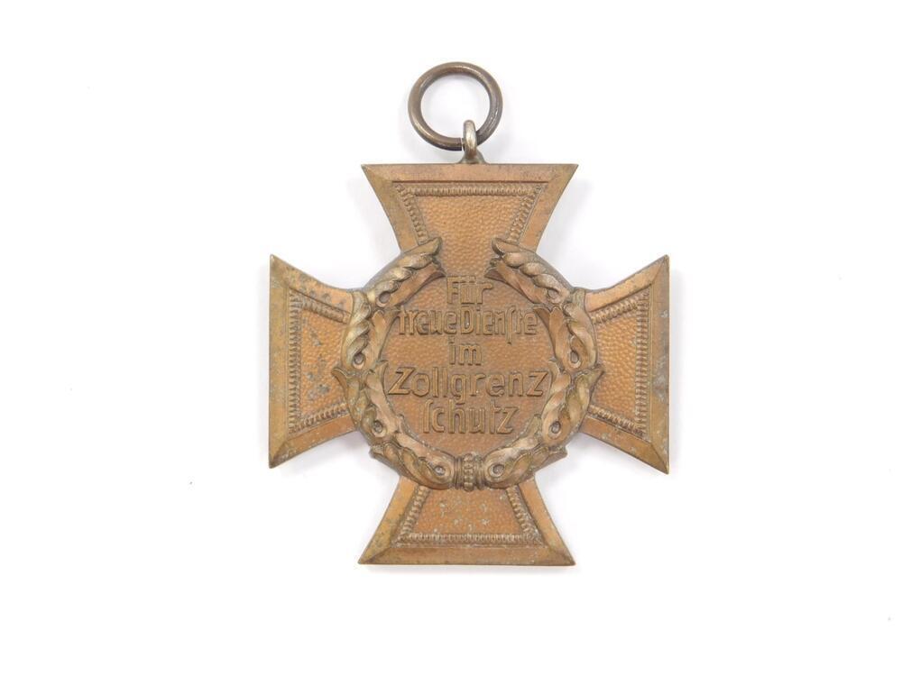 A Third Reich Zoll Service Cross.
