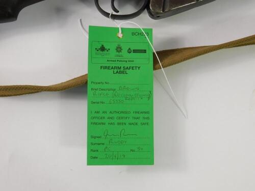 A deactivated replica Brown bolt action rifle, 1918 MkIII model, with ...