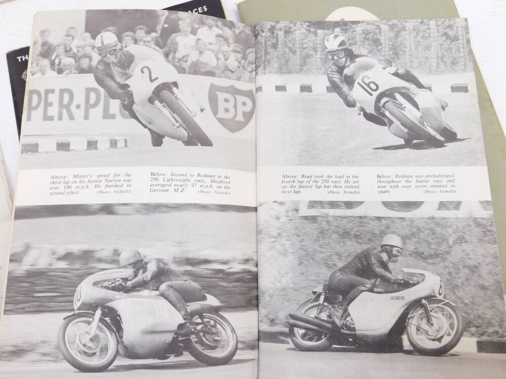 A 1963 and 1965 Isle of Man TT Offical Guide and Programmes, 1962 and ...