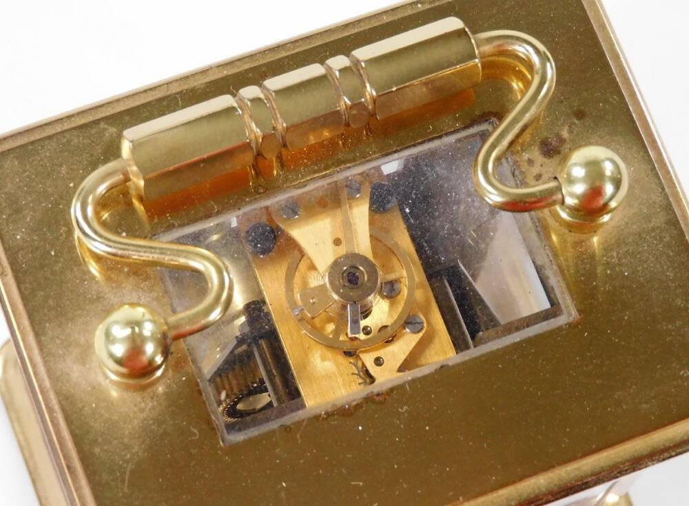 A 20thC Dominion carriage clock, marked I.Feld, of rectangular form ...