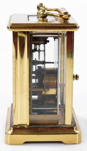 A 20thC Dominion carriage clock, marked I.Feld, of rectangular form ...
