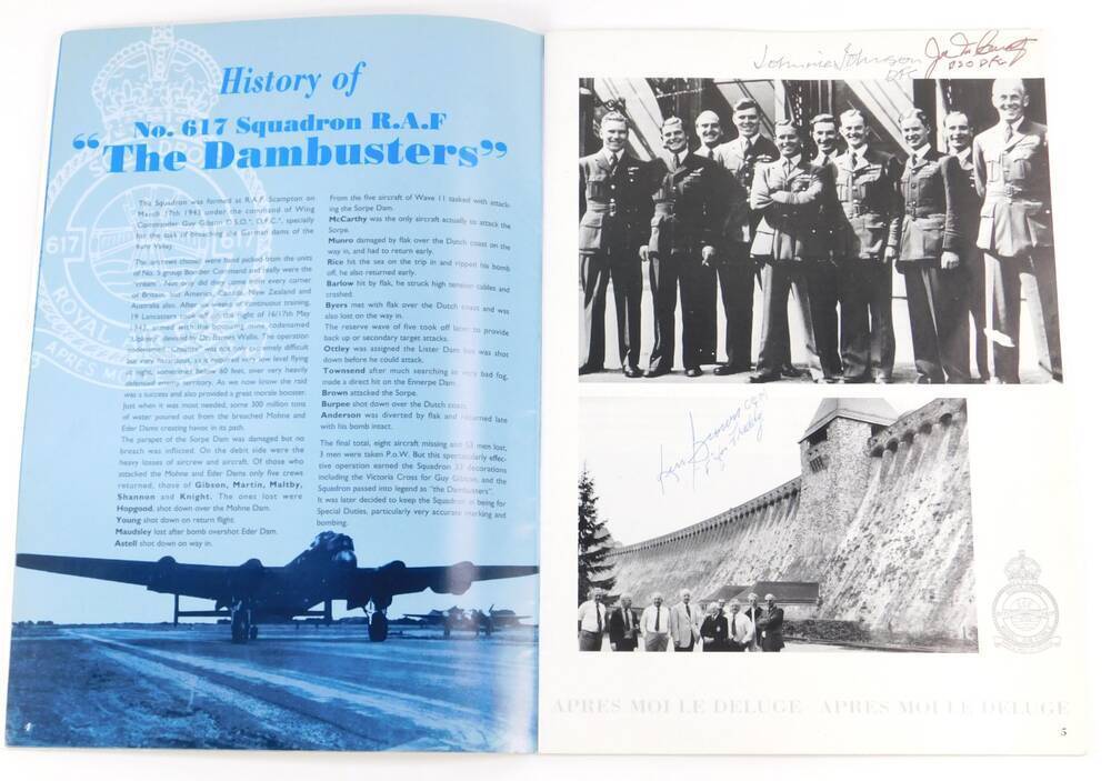 A No 617 Squadron RAF The Dambusters 50th Anniversary Commemoration ...