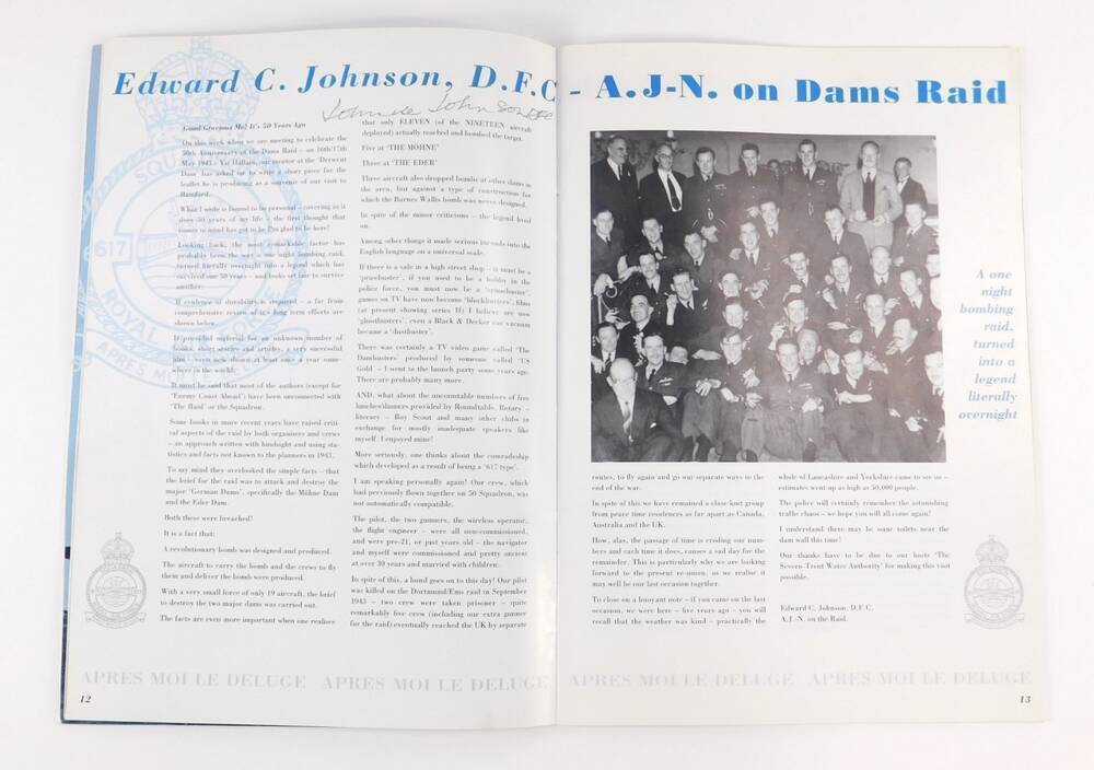 A No 617 Squadron RAF The Dambusters 50th Anniversary Commemoration ...