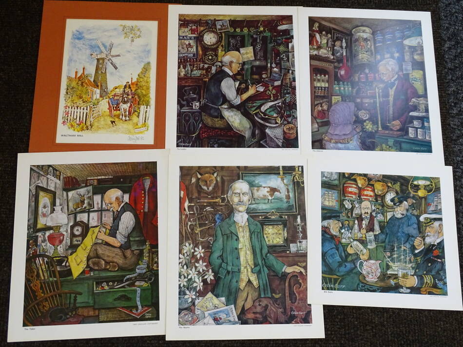 Colin Carr (1929-2002). Waltham Mill, artist signed coloured print ...