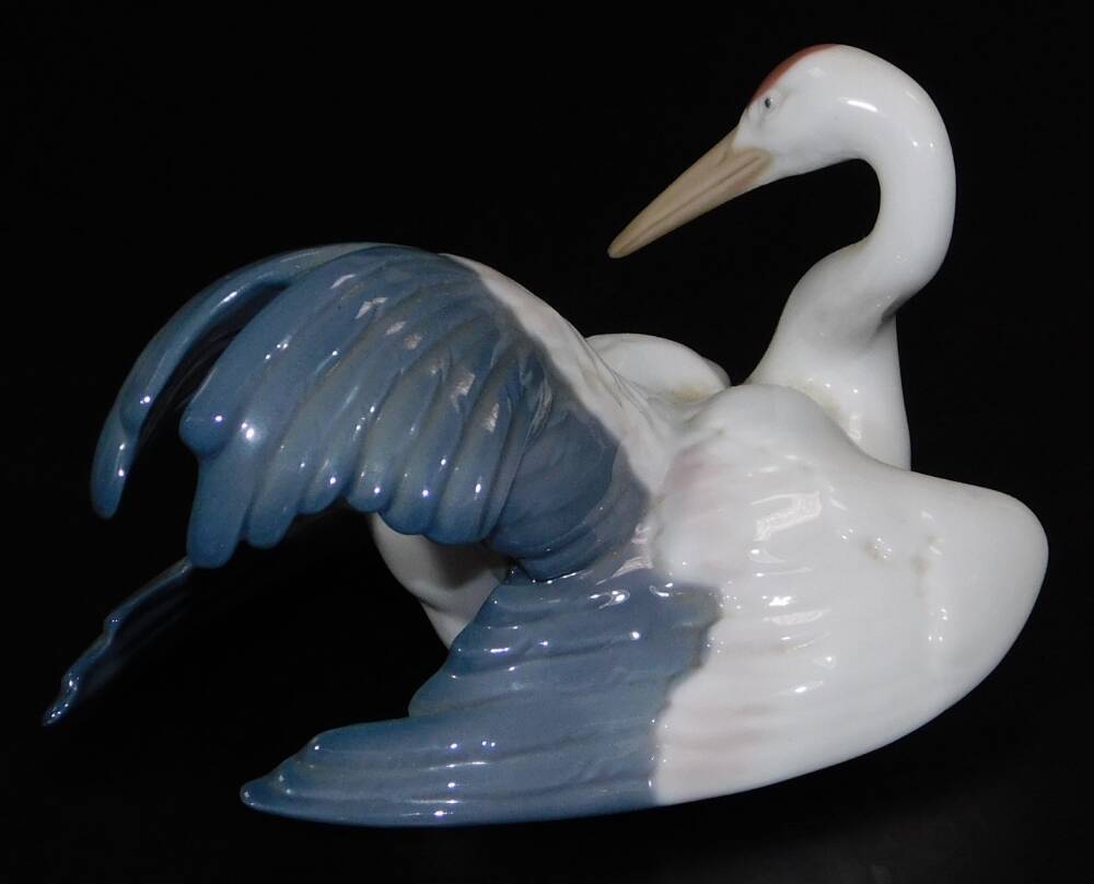 A Lladro figure of a Stork, no. 1599, printed and impressed marks ...