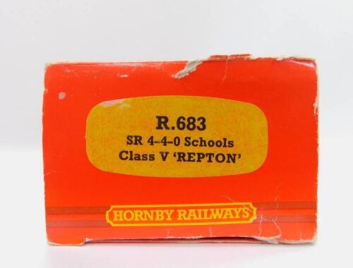 A Hornby OO-gauge locomotive and tender 'Repton', Schools Class V ...