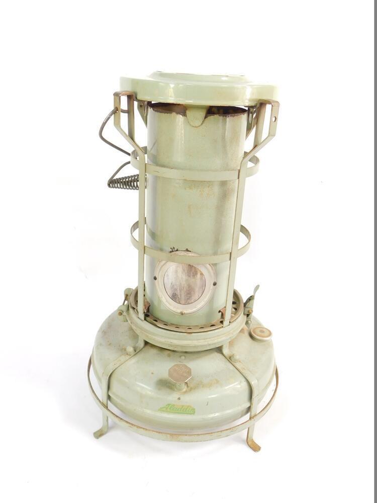 An Aladdin Blue Flame paraffin heater No H2201 Approved British Standard 3300 52cm H