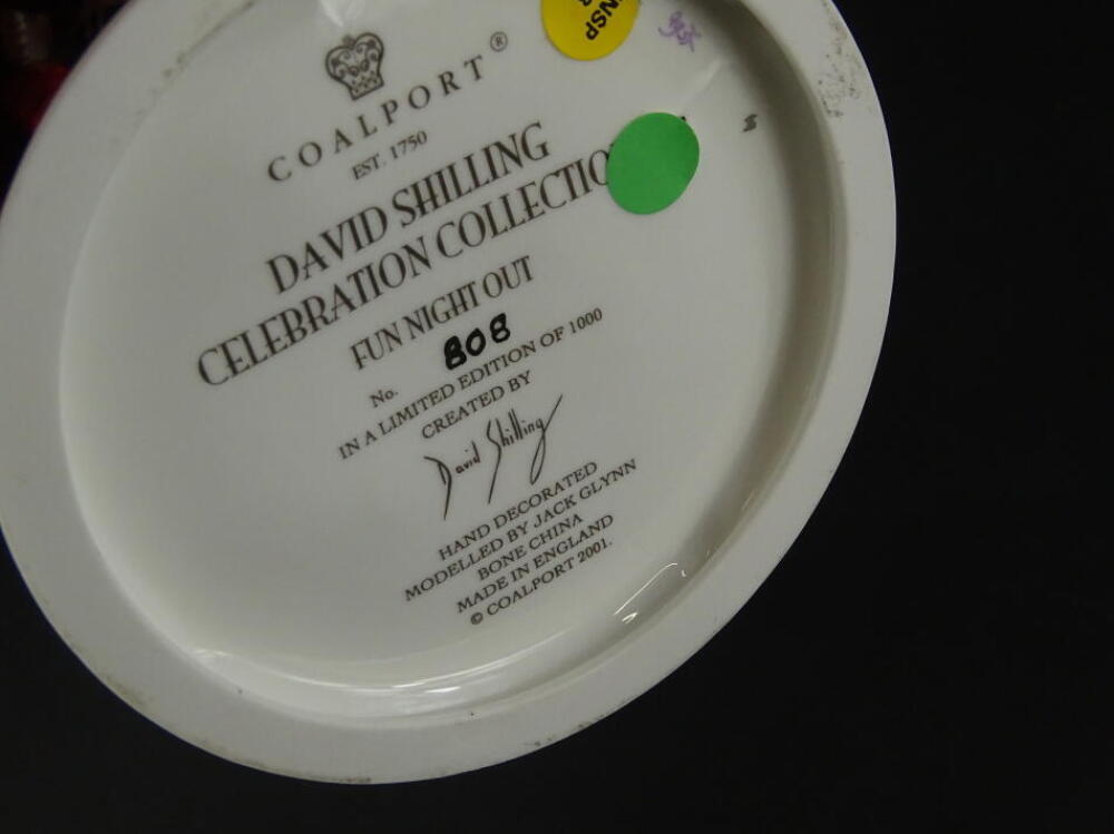 A Coalport David Shilling Celebration Collection figure, Fun Night Out ...