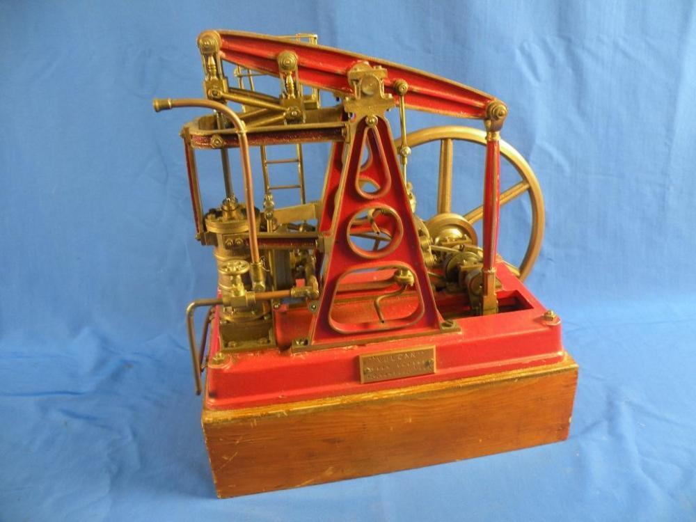 A Reeves Vulcan beam engine with 'A' frame construction