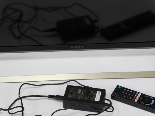 A Sony Bravia 40 inch coloured television, Model no. KDL-40WE663, with ...