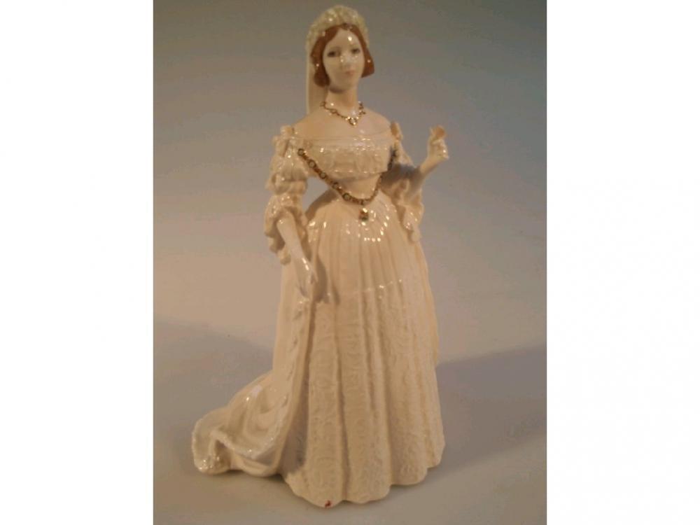 A Coalport figure, 'Queen Victoria', limited edition, designed by Shirley