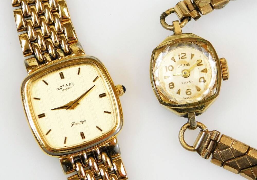 A 20thC Favre-Leuba Geneve seventeen jewel gentlemans wristwatch, with ...