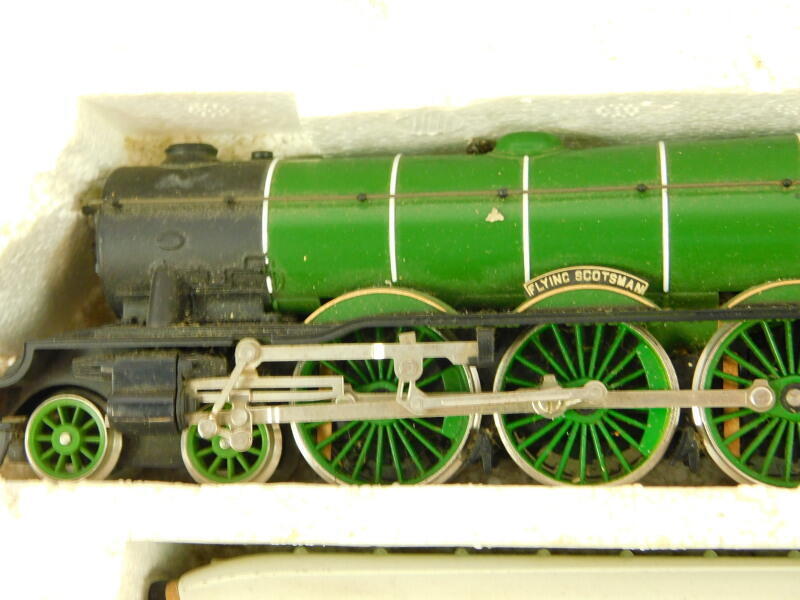 A Hornby railways OO gauge electric train set, 'The Flying Scotsman', incomplete, boxed, R778 ...