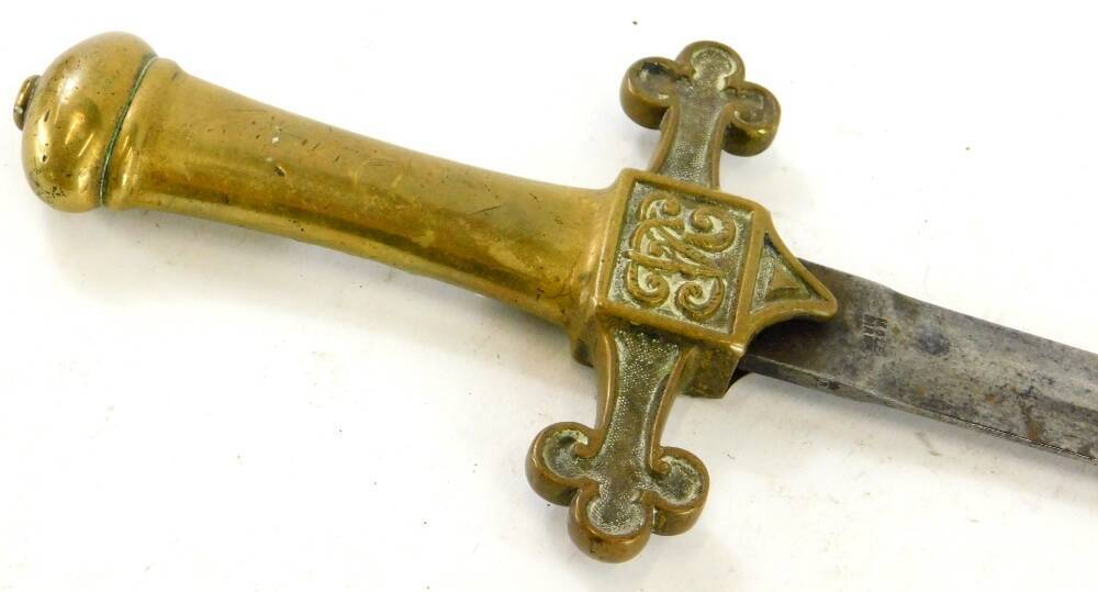 A rare 19thC 1895 drummer's sword, by Mole dated 1897, Victoria ...