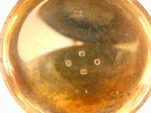 A Victorian gentleman's 18ct gold cased pocket watch by W Batty & Son ...