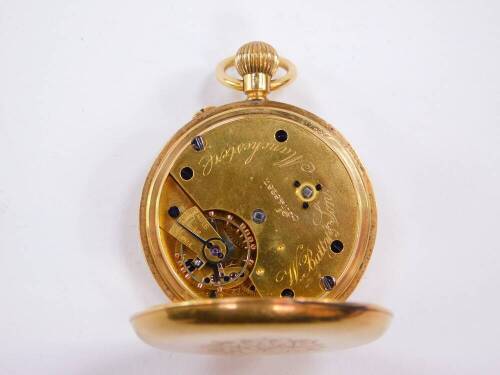 A Victorian gentleman's 18ct gold cased pocket watch by W Batty & Son ...