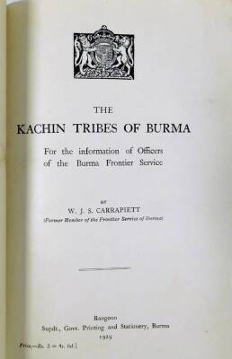 A group of four books, to include Native Administration in the British ...