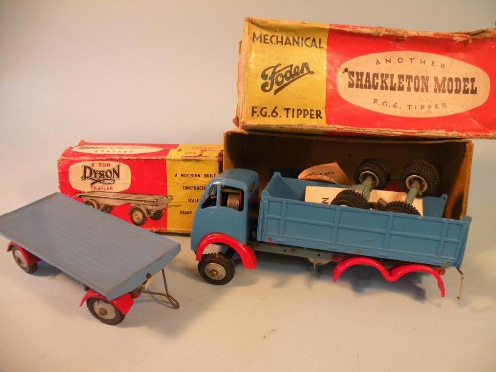 A Shackleton model Foden F.G.6 tipper and an eight tonne Dyson trailer