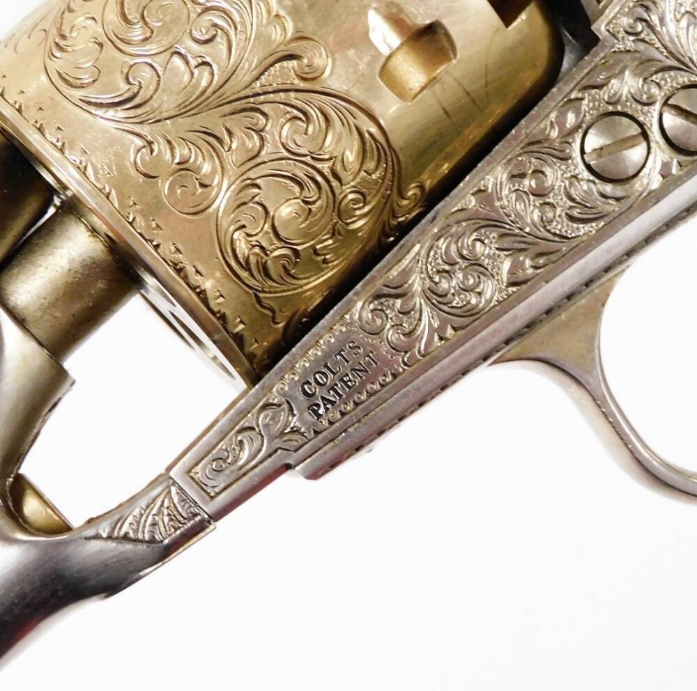 A fine replica of the Colt .36 calibre 1861 Navy Revolver, numbered ...