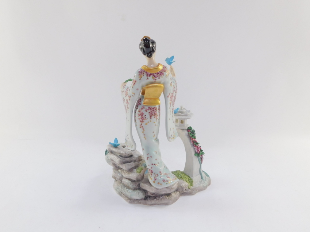 A Franklin Mint porcelain figure modelled as Mariko, Princess of The ...