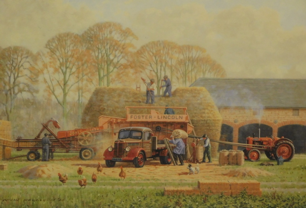 Robin Wheeldon (b.1945). Grain Merchants, artist signed, limited ...