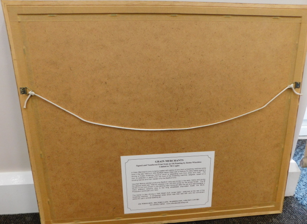 Robin Wheeldon (b.1945). Grain Merchants, artist signed, limited ...