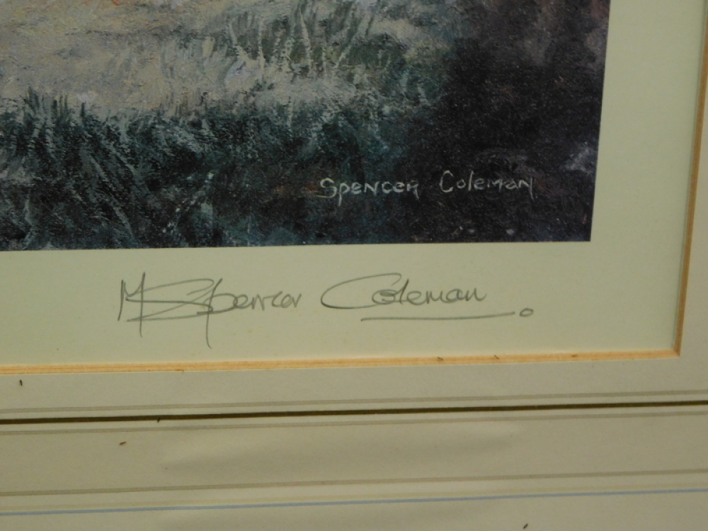 Martin Spencer Coleman (b.1952). The Ploughing Match, artist signed ...