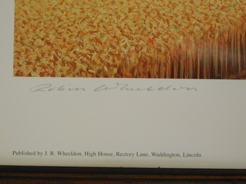 Robin Wheeldon (b.1945). Sixties Harvest, Waddington, Lincolnshire ...