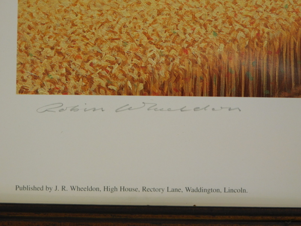 Robin Wheeldon (b.1945). Sixties Harvest, Waddington, Lincolnshire ...