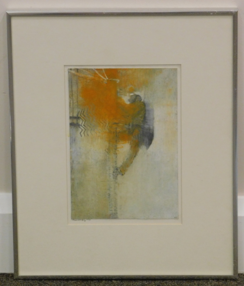 •Maxwell Doig (20thC). Telephone Lines, oil/pastel on paper, signed and ...