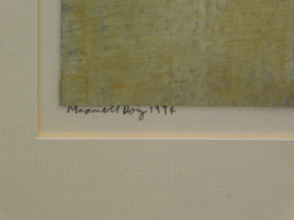 •Maxwell Doig (20thC). Telephone Lines, oil/pastel on paper, signed and ...