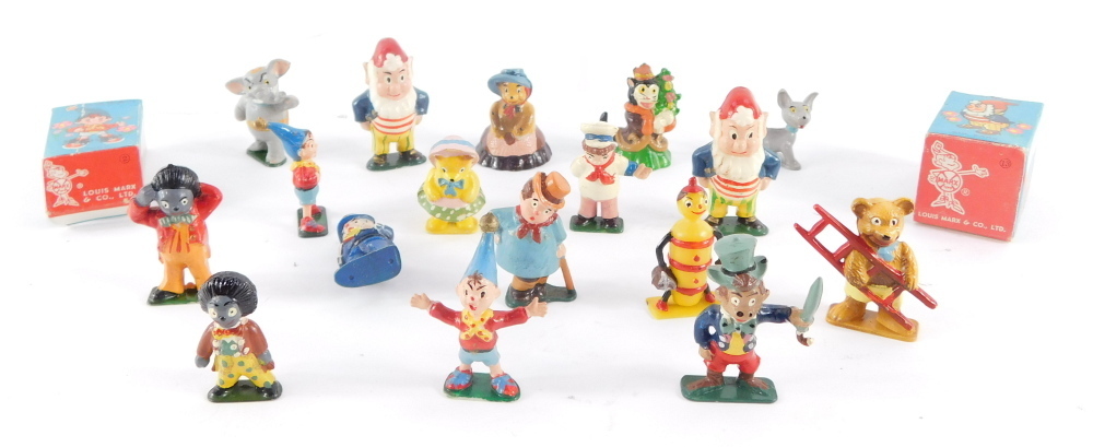 Louis Marx Co Ltd Enid Blyton s Noddy character figures including Noddy No.1 Noddy No