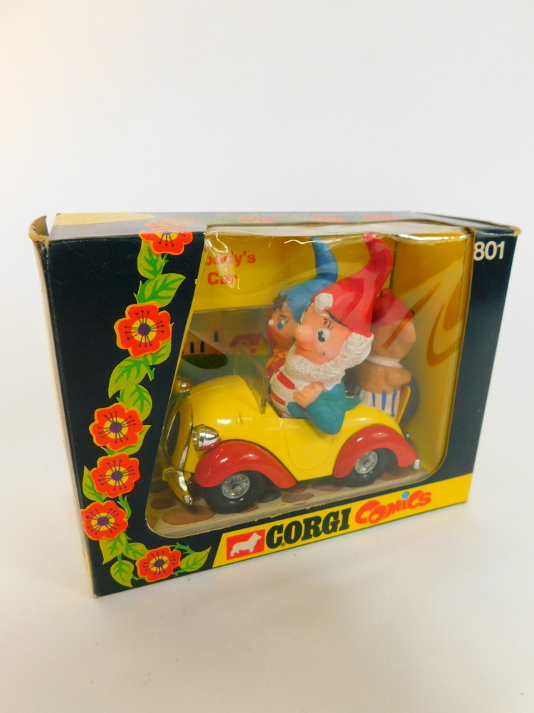 A Corgi Comics 801 Noddy's Car die cast model vehicle, yellow and red ...