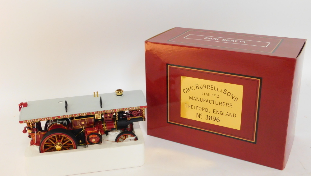 A Midsummer Models Burrell Scenic Showman's engine, Earl Beatty, scale ...